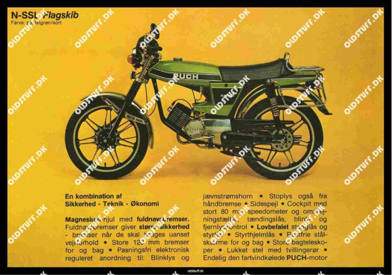Puch NSSL (Flagskib) - Plakat - Old Stuff